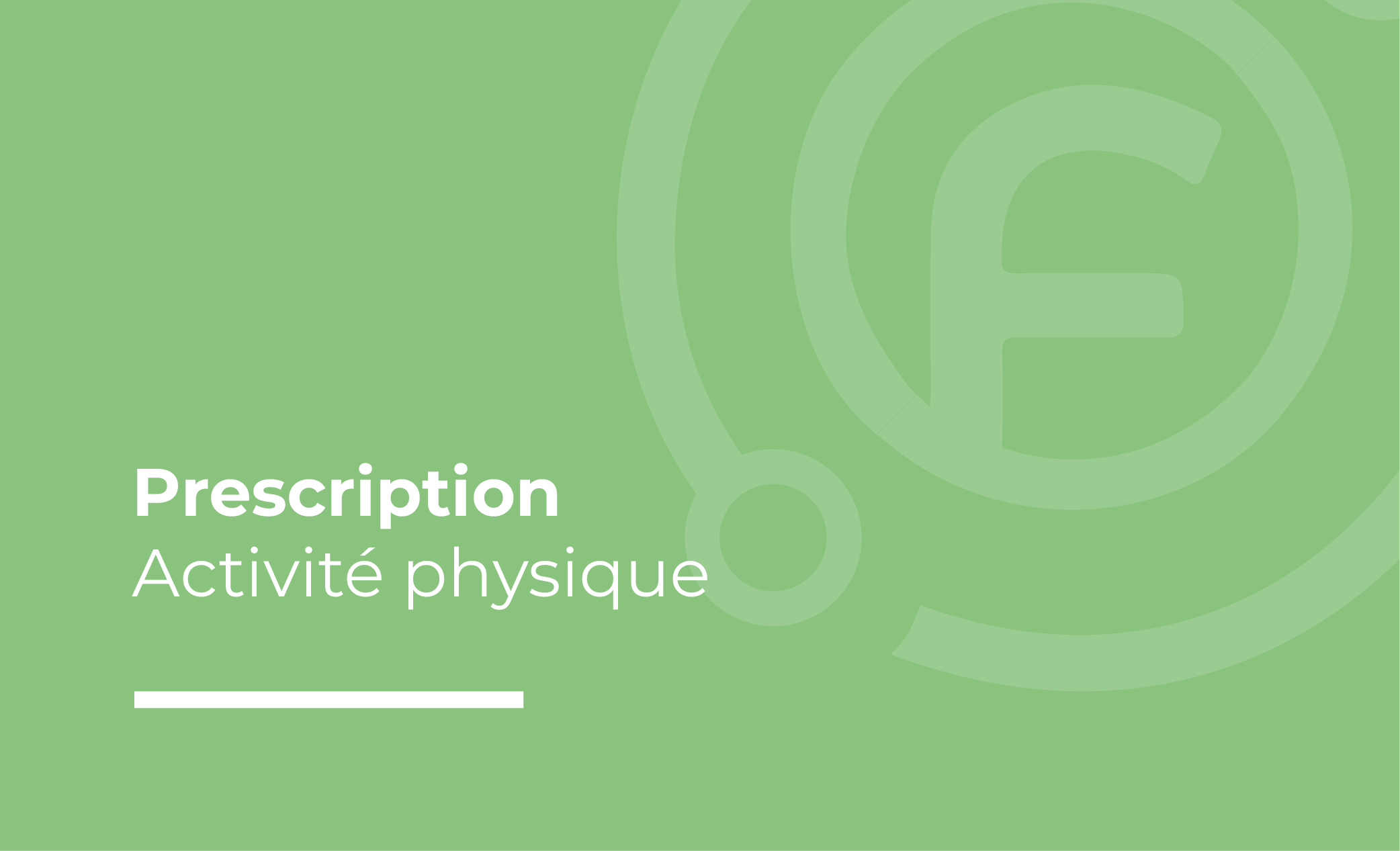 Prescription Activité Physique Fenarediam
